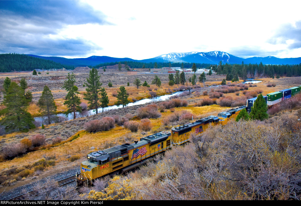 UP 8400 EB Roseville (Donner Pass) Sub